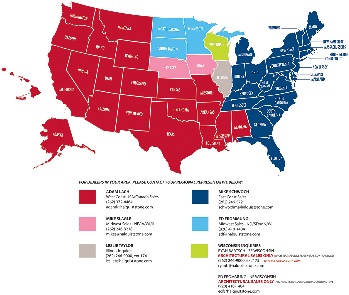Dealer Locator - Halquist Stone